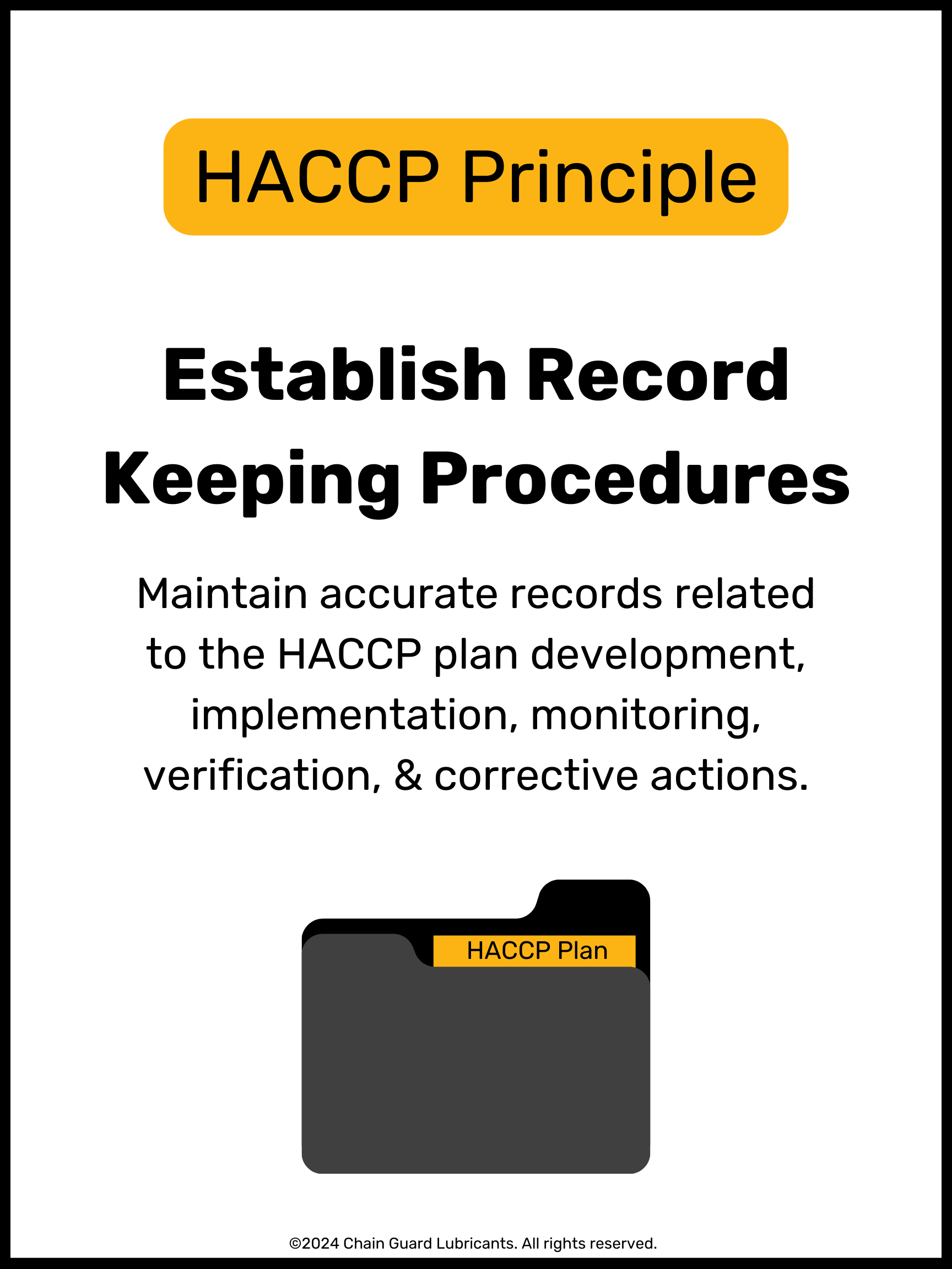Food Safety Posters - Establish Record Keeping Procedures - Chain Guard ... Food Safety Posters - Establish Record Keeping Procedures - Chain Guard ...